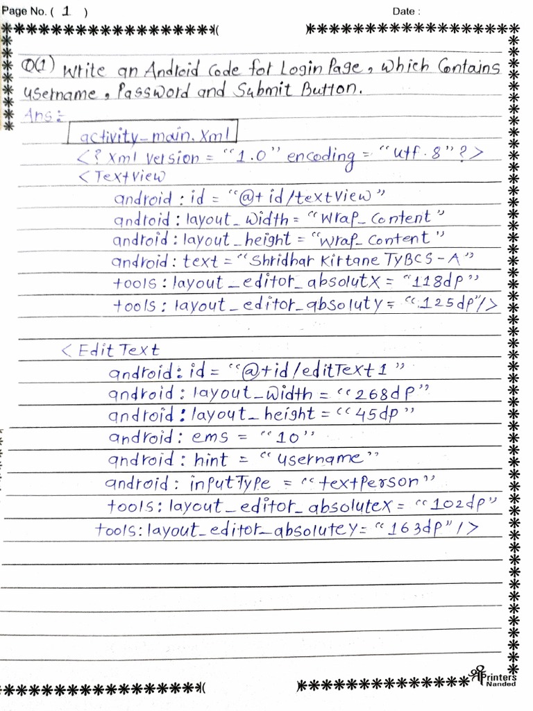 UpdatedM.A.D Practical Assignment | PDF | Android (Operating System ...