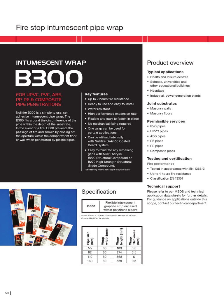B300 Technical Data Sheet (en-GB) | PDF | Pipe (Fluid Conveyance ...