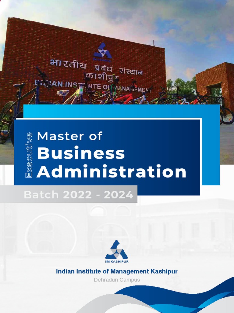 EMBA - Admission Brochure 2022 24 | PDF