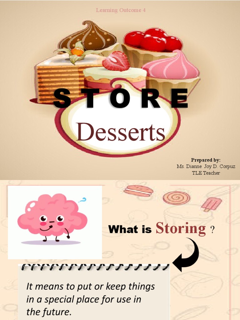 Guidelines for Storing Desserts Safely | PDF | Refrigerator | Egg As Food