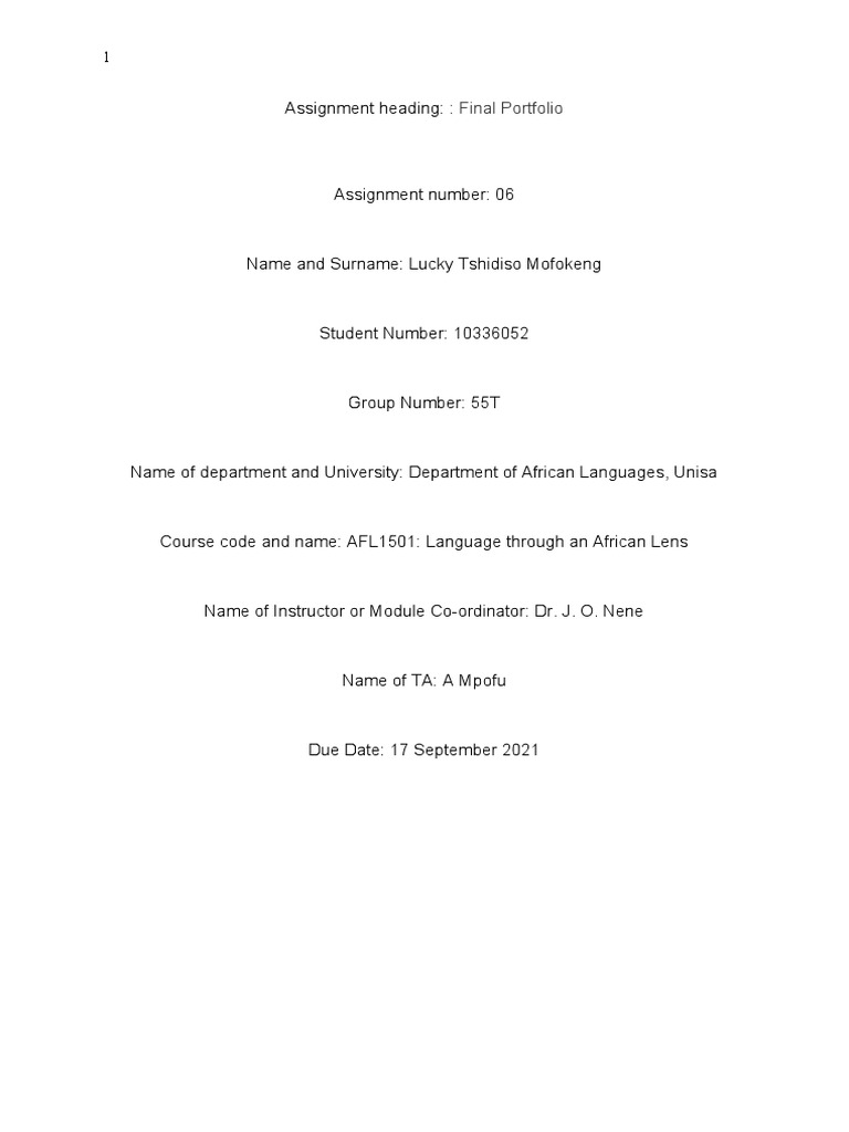 AFL Assignment 6 | PDF | Plagiarism | Human Communication