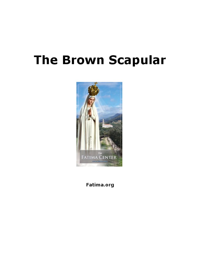 The Brown Scapular Pdf Religious Behaviour And Experience