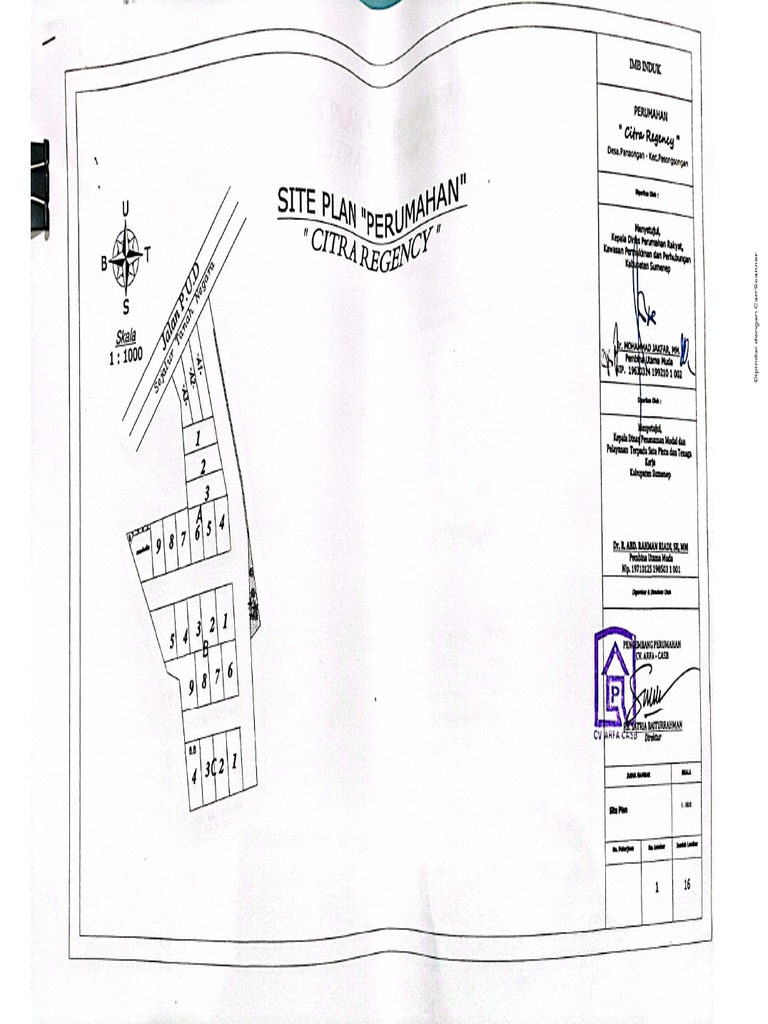 Contoh Site Plan | PDF