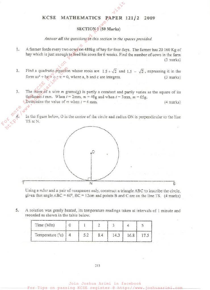 Free KCSE Revision Papers & Tips | PDF