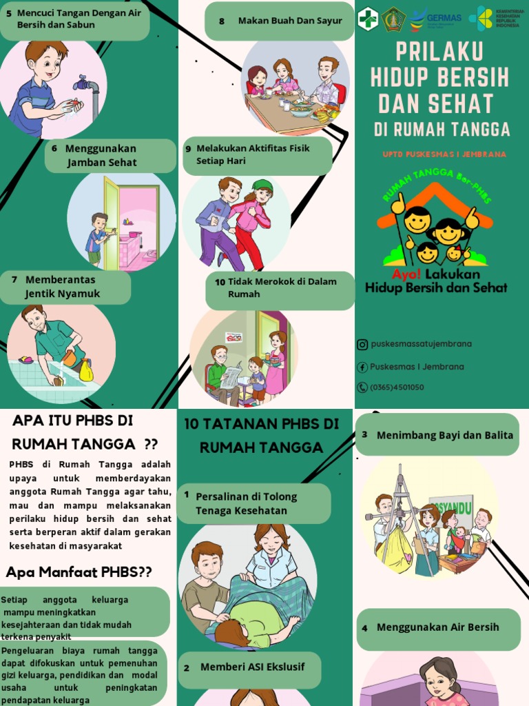 Panduan PHBS untuk Keluarga Sehat | PDF | Pengembangan Diri