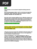 Emcee Script for Reading Month Event | PDF | Cognitive Science | Learning