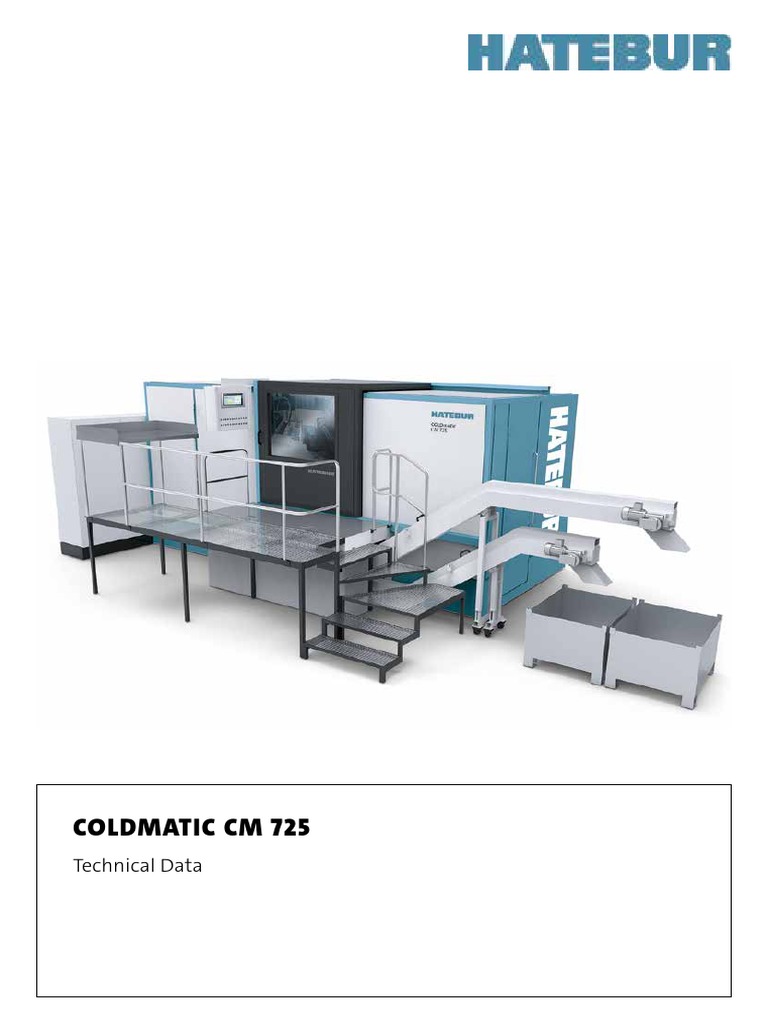Coldmatic CM 725 Technical Specifications | PDF | Secondary Sector Of ...