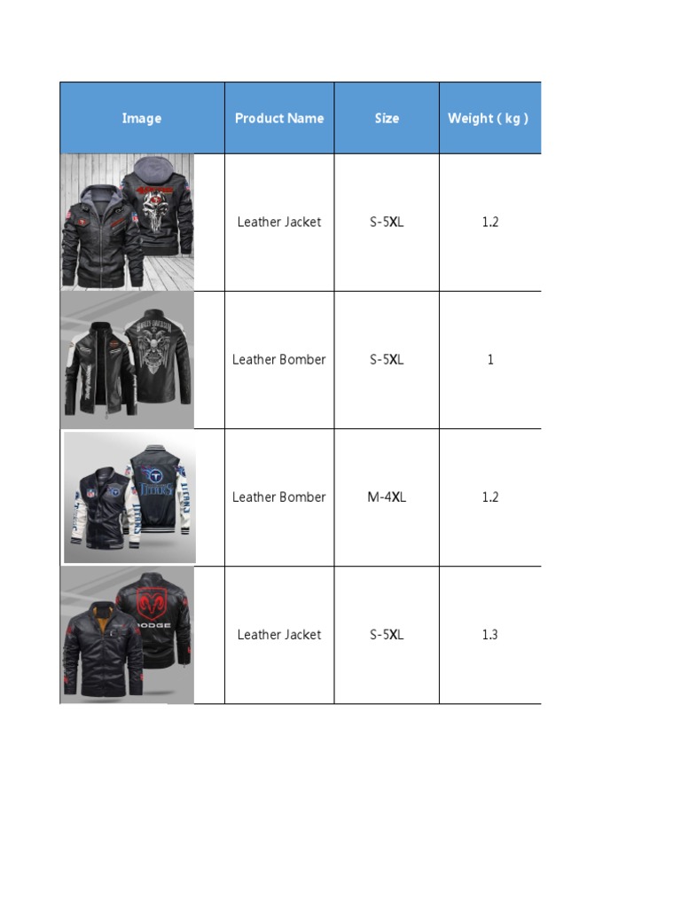 Leather Jacket | PDF | Clothing | Fashion