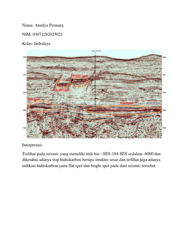 Interpretasi Seismik - Tugas Teknik Geologi | PDF