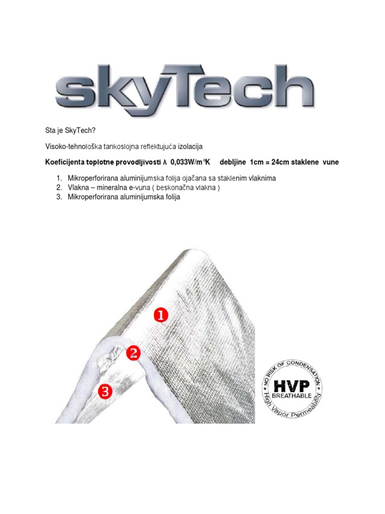 SkyTech Izolacija | PDF