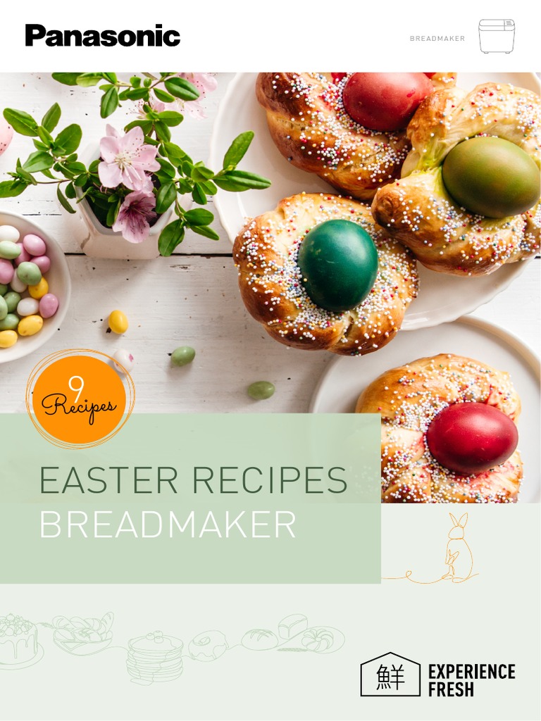 Panasonic Breadmaker Easter Recipe Book UK 2023 | PDF | Breads | Cakes