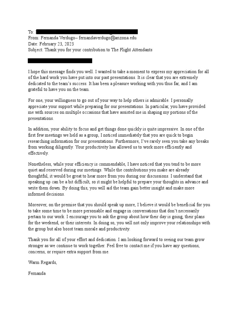 Indirect Feedback Message-2 | PDF