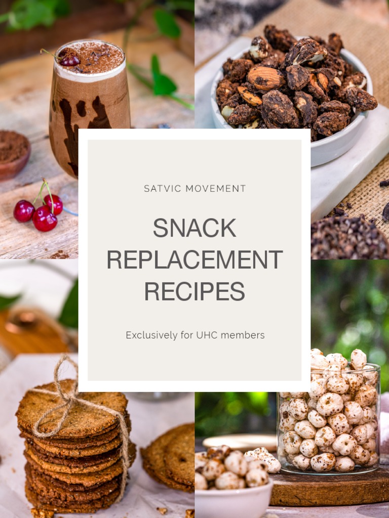 Snack Replacement Recipes: Exclusively For UHC Members | PDF | Teaspoon ...