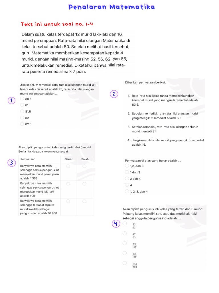 Contoh Soal SNBT | PDF