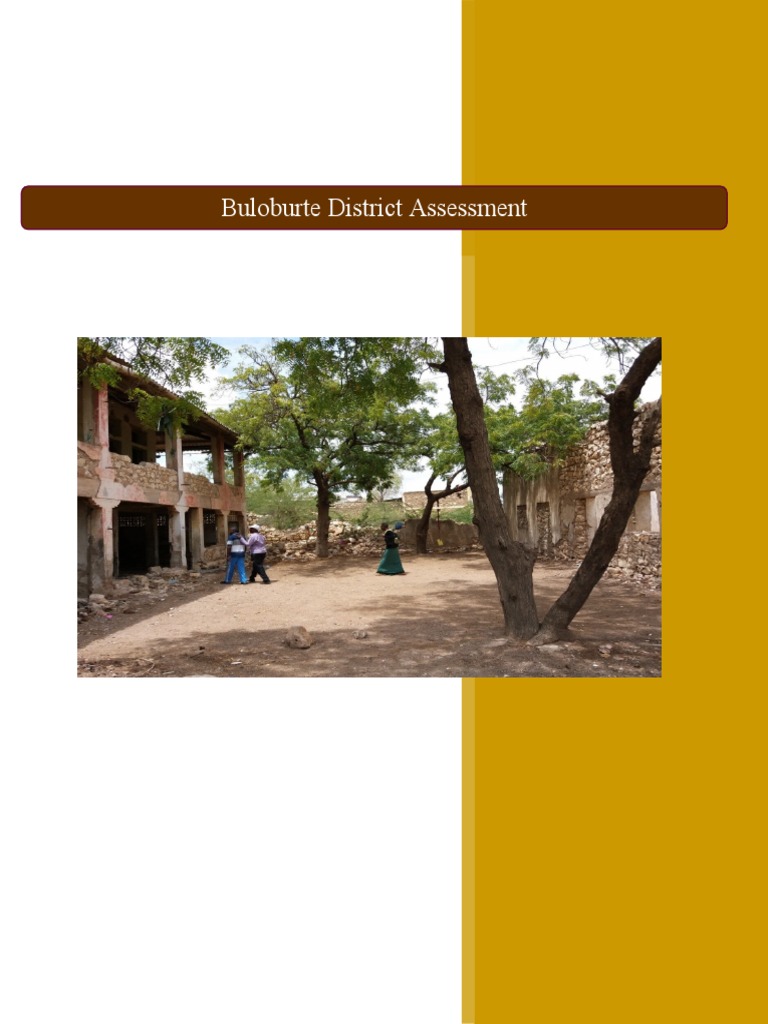 Buloburte District Socio-Economic Assessment | PDF | African Union ...