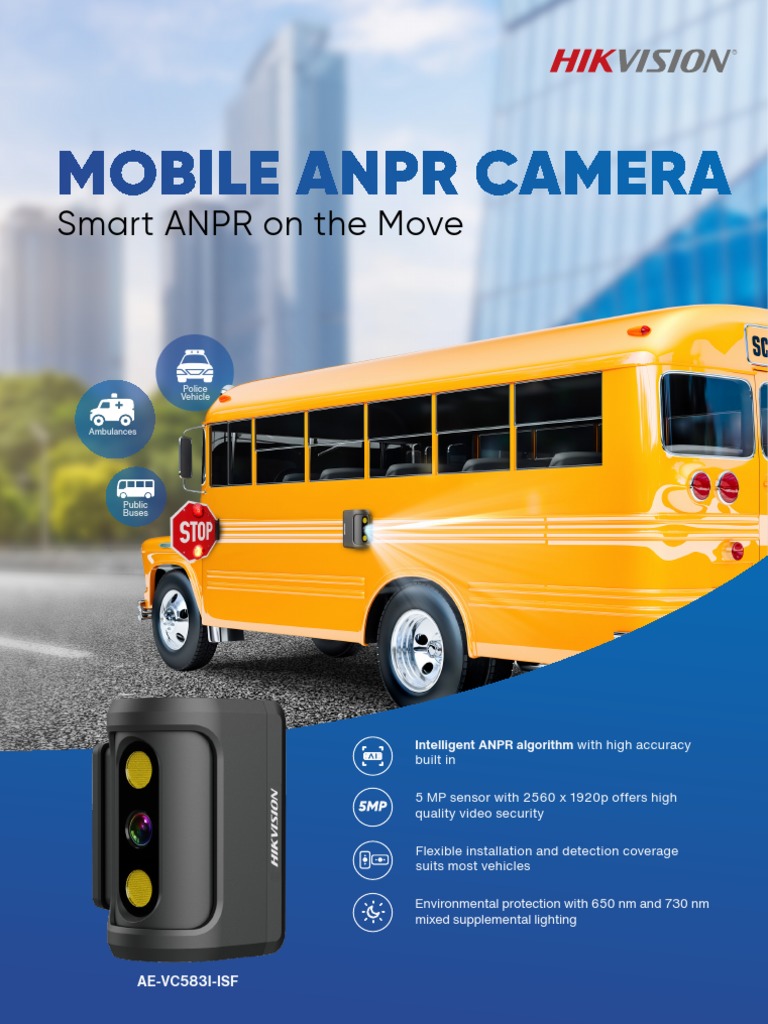 Intelligent Mobile ANPR Camera Provides Flexible Installation and High ...