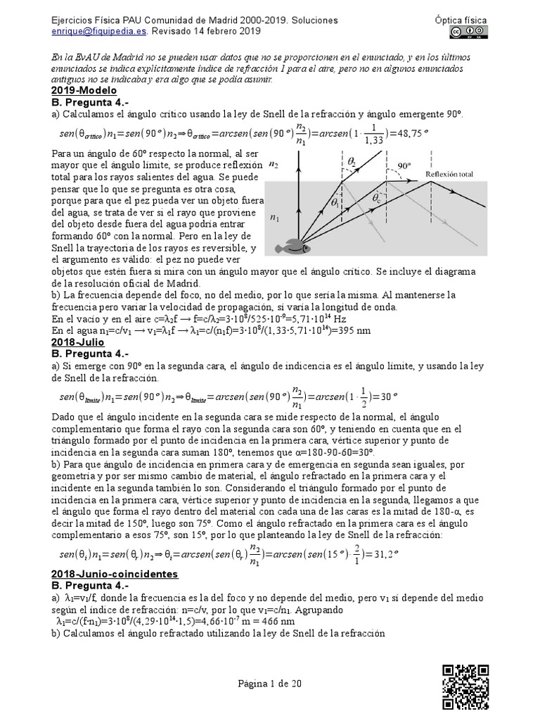 sen (θ n sen (90º) n arcsen (sen (90 º) n n arcsen (1·: 2019-Modelo B ...