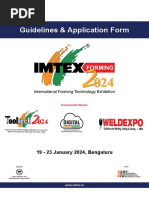 Imtex Forming 2026 - Guidelines (Final) | PDF | Metalworking | Machines
