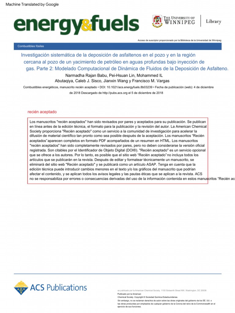 Rajan Babu | PDF | Petróleo | Viscosidad