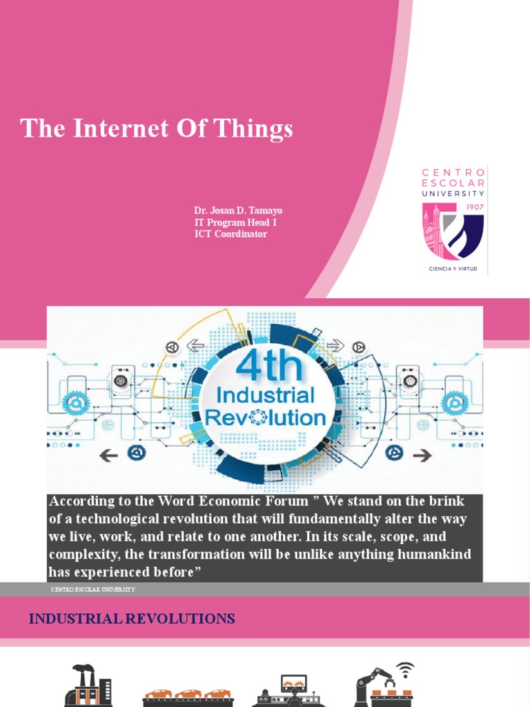 The Internet of Things | PDF | Internet Of Things | Computer Network