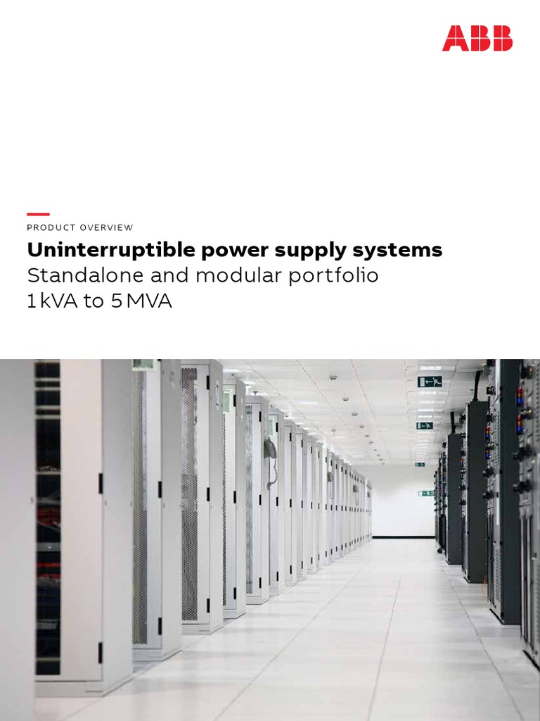 Overview UPS Systems EN | PDF | Alternating Current | Power Supply