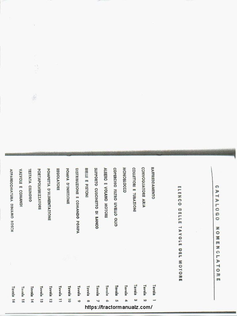 Lamborghini R340 Engine Parts Catalog | PDF