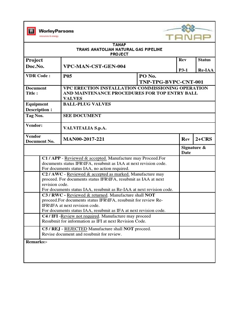 VPC Erection, Installation, Commissioning, Operation and Maintenance ...