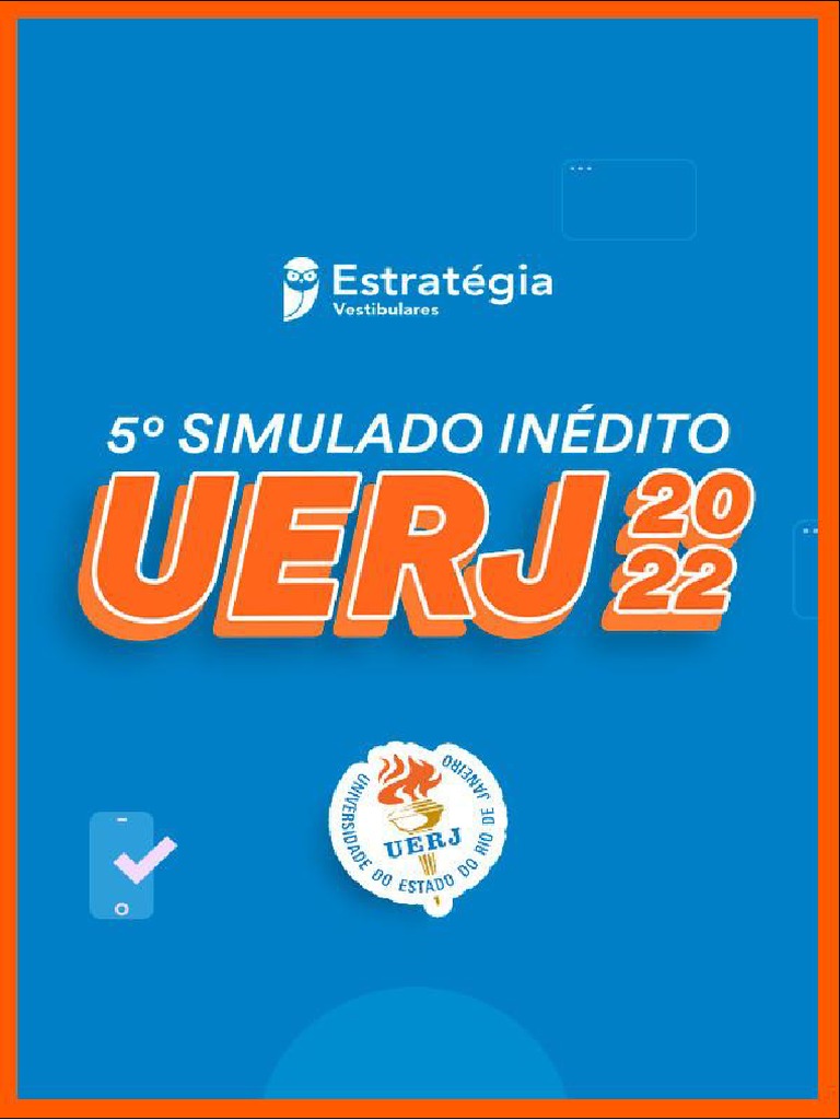 Estratégia Vestibulares - 11/09/2021: 5º Simulado UERJ 2022 | PDF | Amor | Triângulo