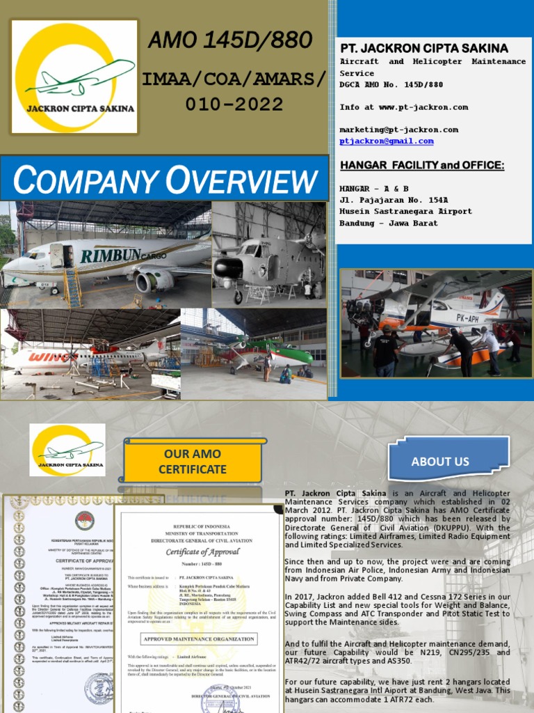 Company Profile JACKRON 2022 | PDF | Aerospace Engineering | Aircraft ...