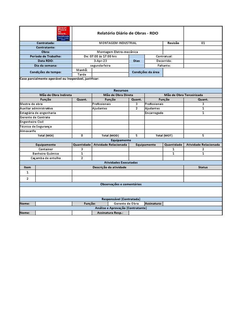 RDO Eletromecânica | PDF | Business | Engenharia