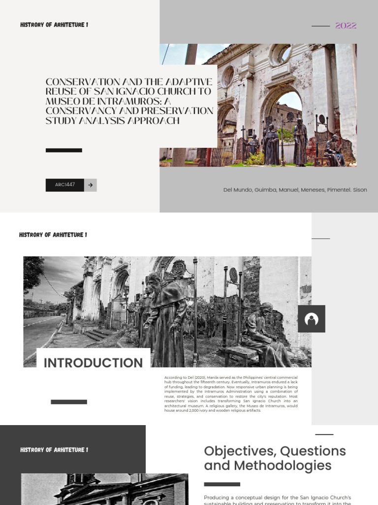Adaptive Reuse of San Ignacio Church | PDF