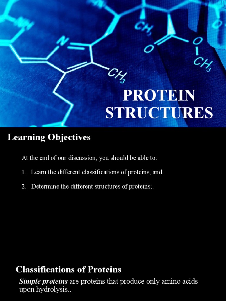 G10 Lesson BIOMOLECULES - Protein Structure POWERPOINT | PDF