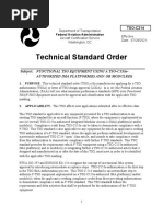 Technical Standard Order: TSO-C126c | PDF | Science | Computing