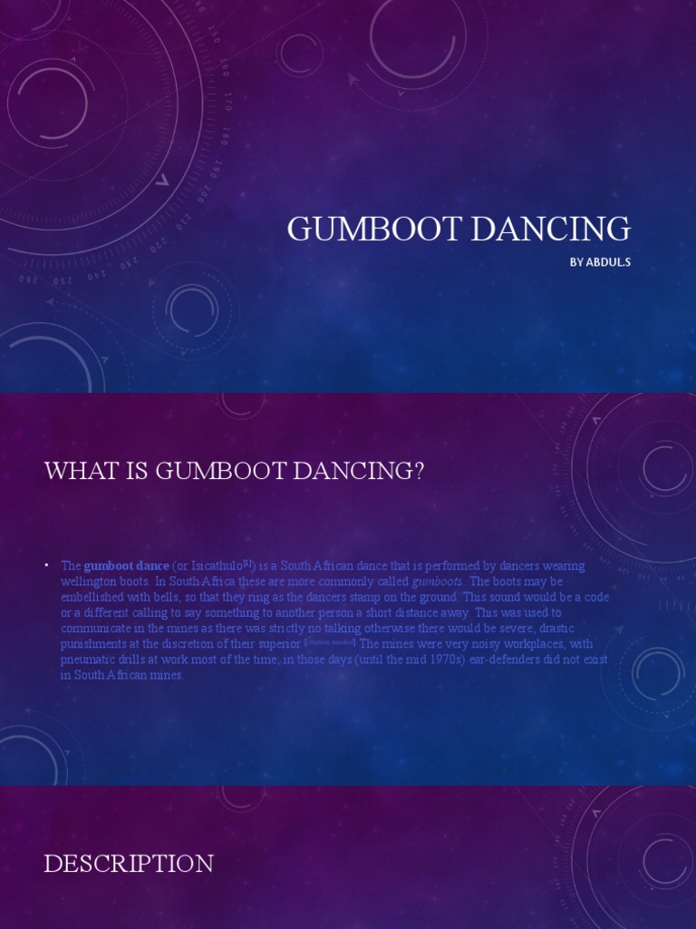 History and Culture of Gumboot Dance | PDF