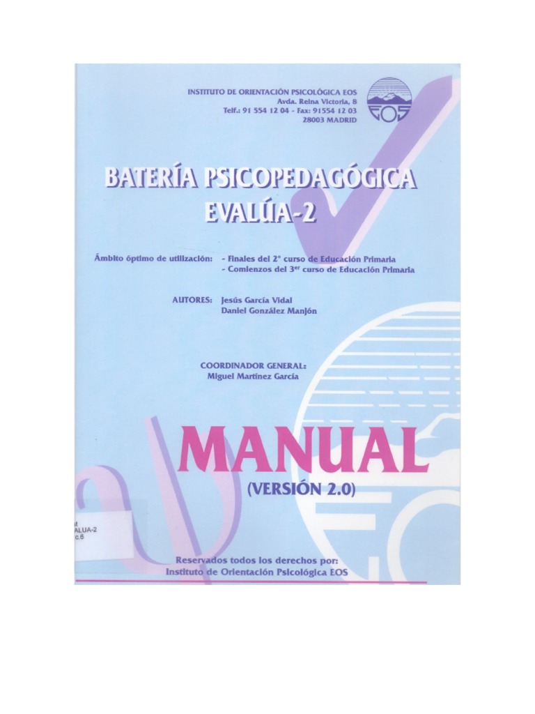 manual evalua 2 | PDF