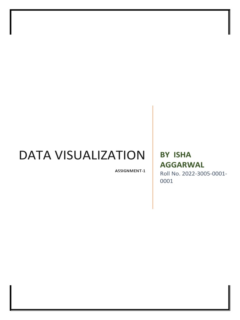 Data Visualization: by Isha Aggarwal | PDF | Chart | Market Segmentation