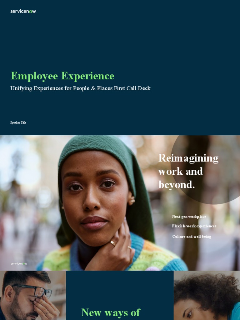Unifying Experiences For People and Places First Call Deck | PDF ...