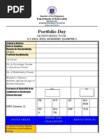 Portfolio Day Monitoring Tool | PDF