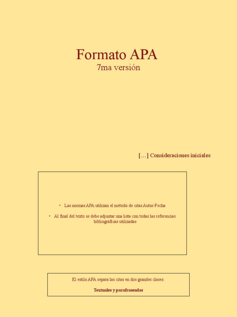 Formato APA | PDF