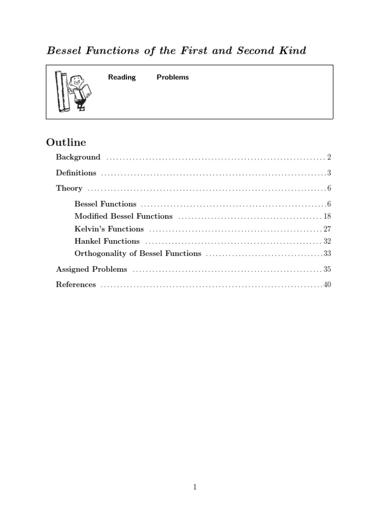 Bessel Functions Guide: Types, Equations & Applications | PDF | Mathematical Analysis ...