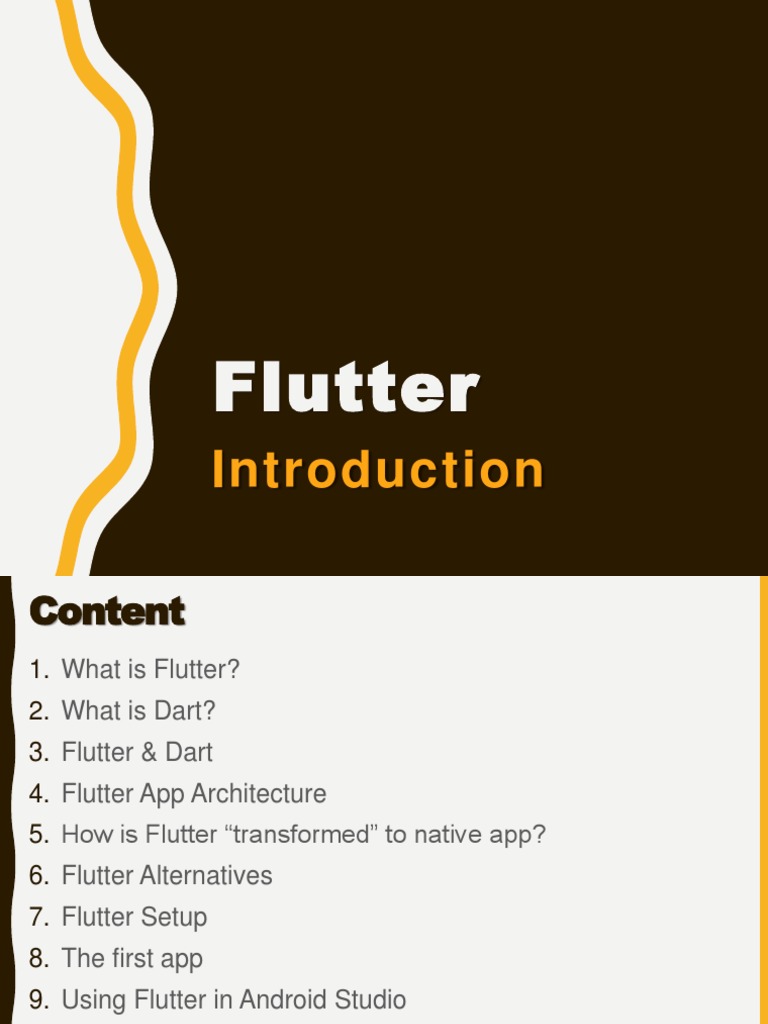 Flutter | PDF | Mobile App | Android (Operating System)