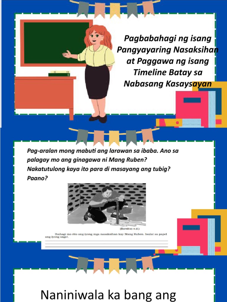 Pagbabahagi NG Isang Pangyayaring Nasaksihan at Paggawa NG Isang ...