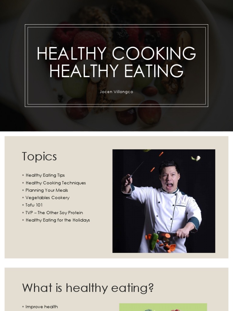 Essential Strategies for Healthy Cooking and Eating: Maximizing ...