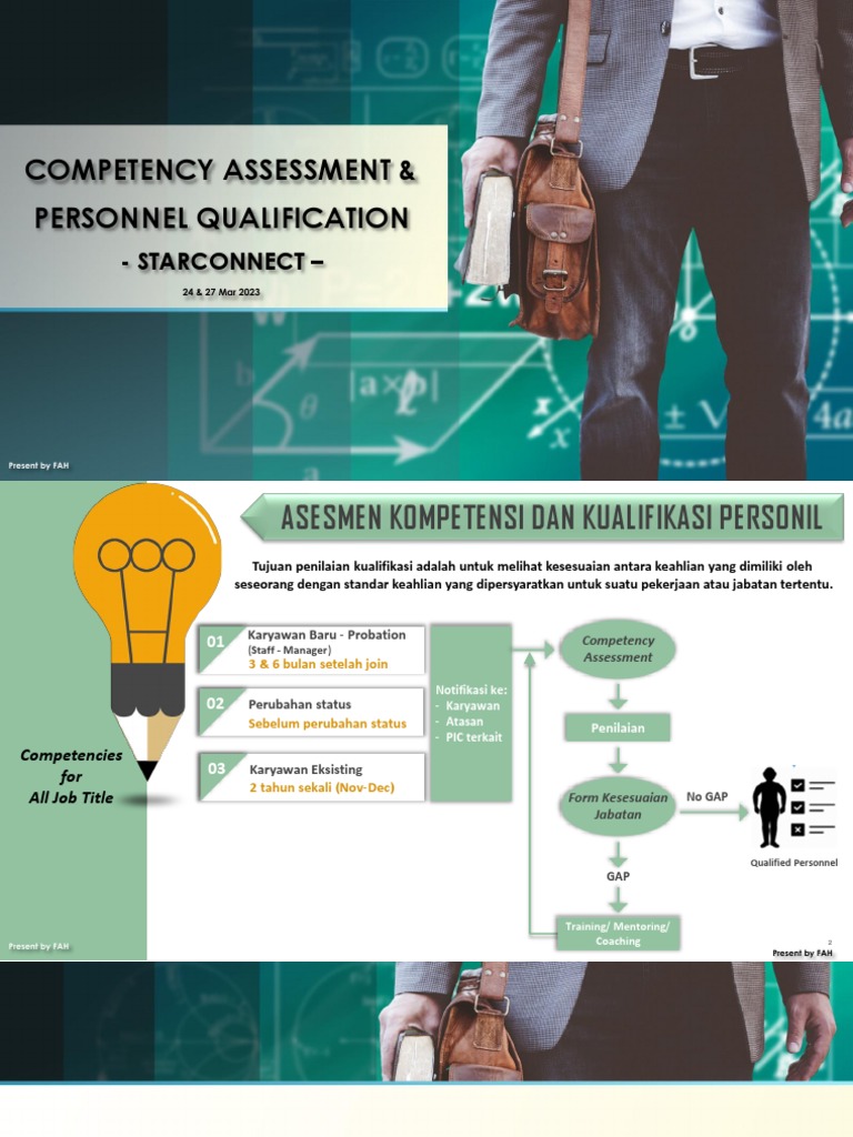Competency Assessment & Qualification Personnel - StarConnect 24 & 27 ...
