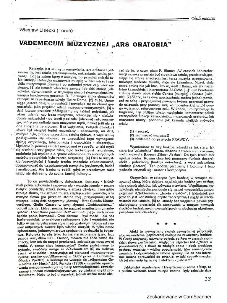 Lisecki Artykuł | PDF