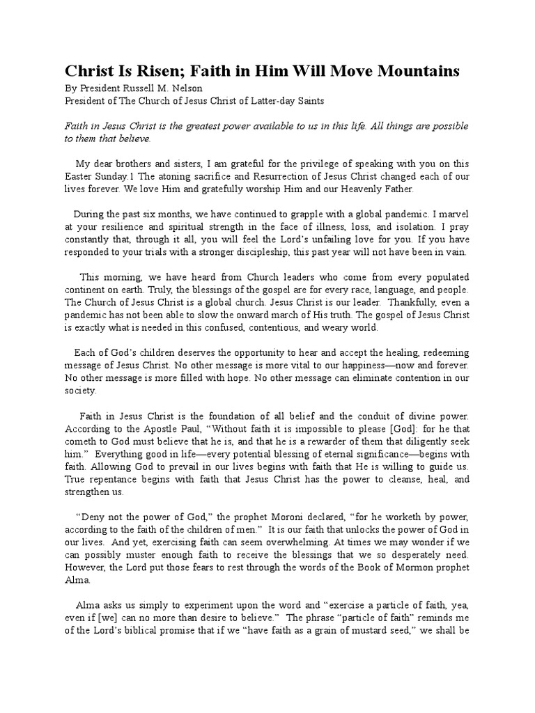 Christ Is Risen | PDF | Jesus | Faith