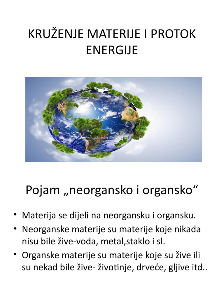 Kruženje Materije I Protok Energije | PDF