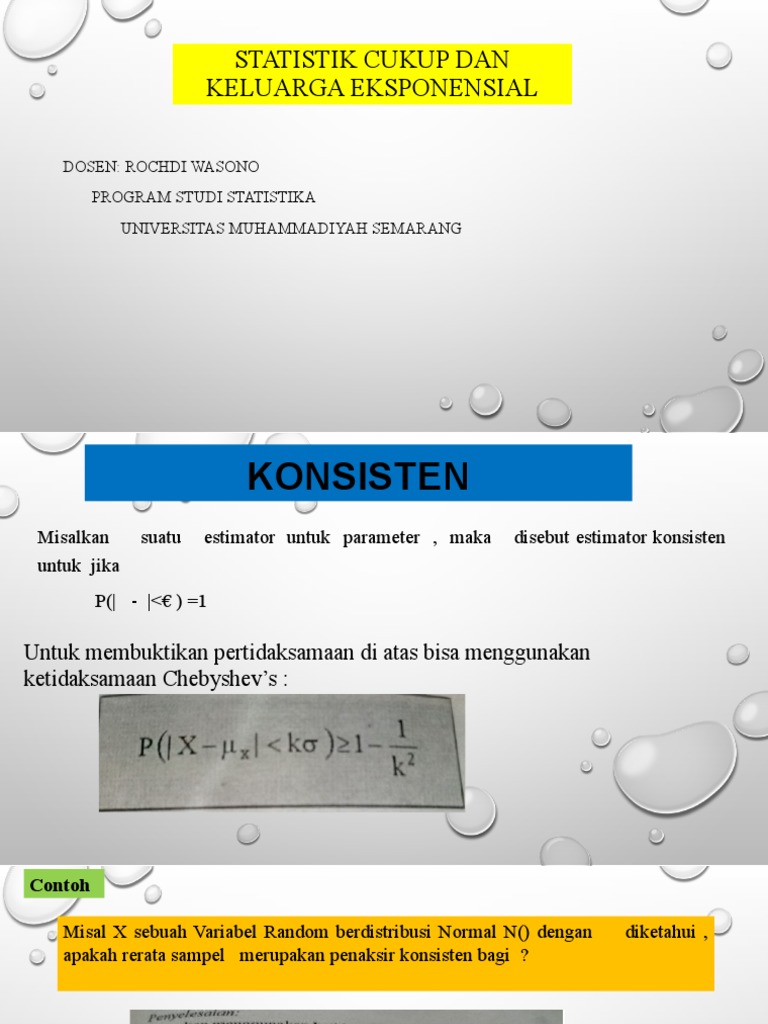 Stat Cukup, KLG Eksponensial | PDF | Sains & Matematika | Kajian Bahasa Asing