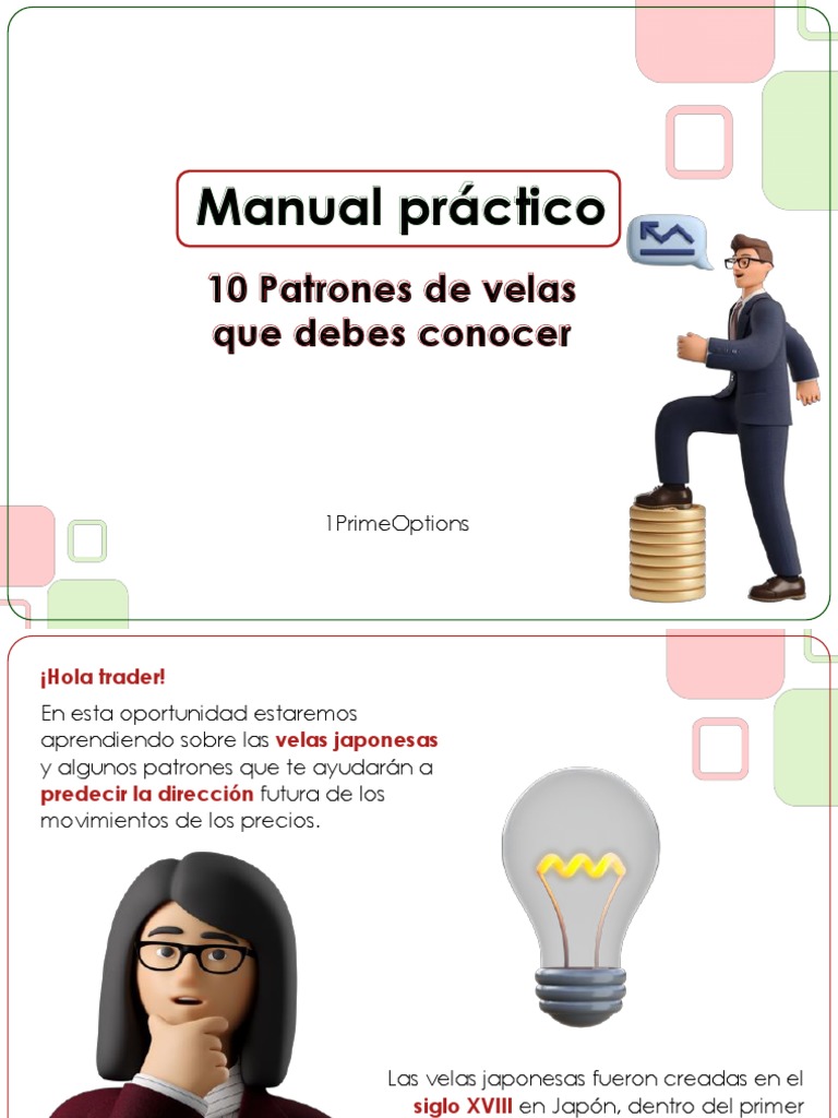 10 Patrones de Velas Japonesas Clave | PDF | Mercados financieros