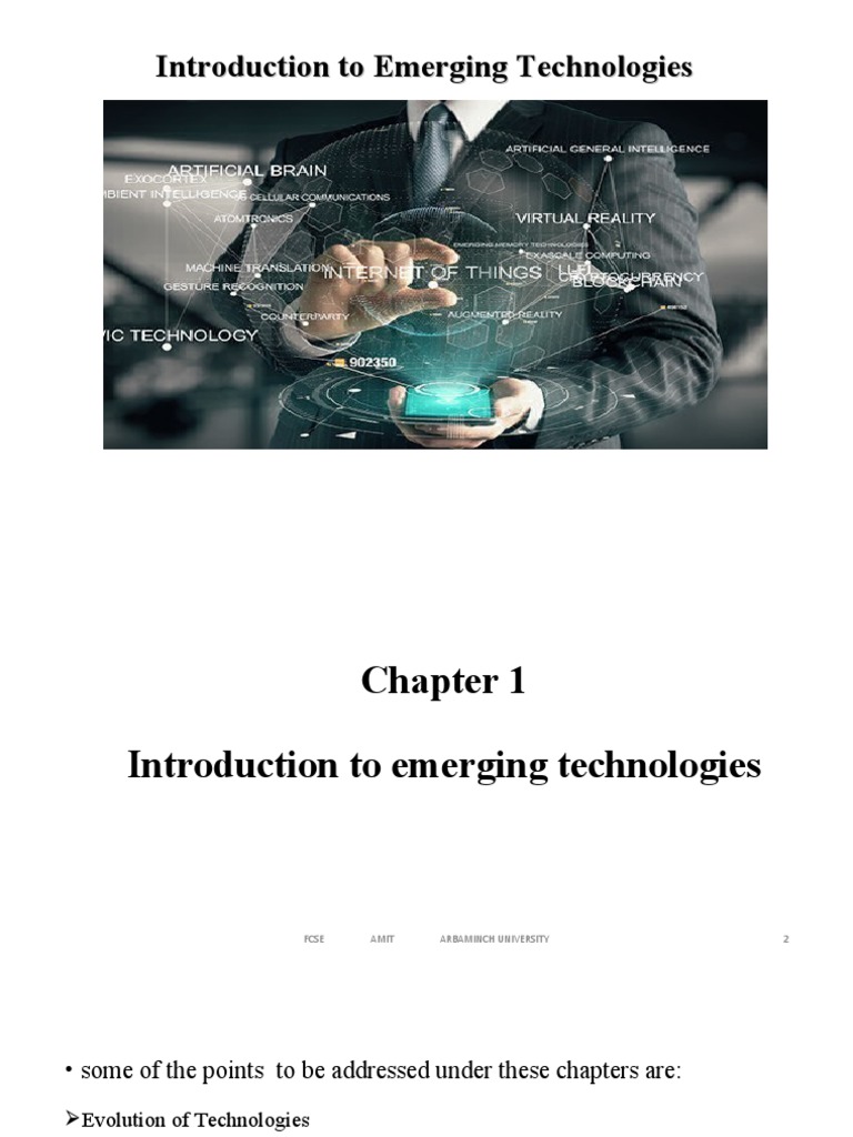 Introduction To Emerging Technologies | PDF | Artificial Intelligence | Intelligence (AI ...